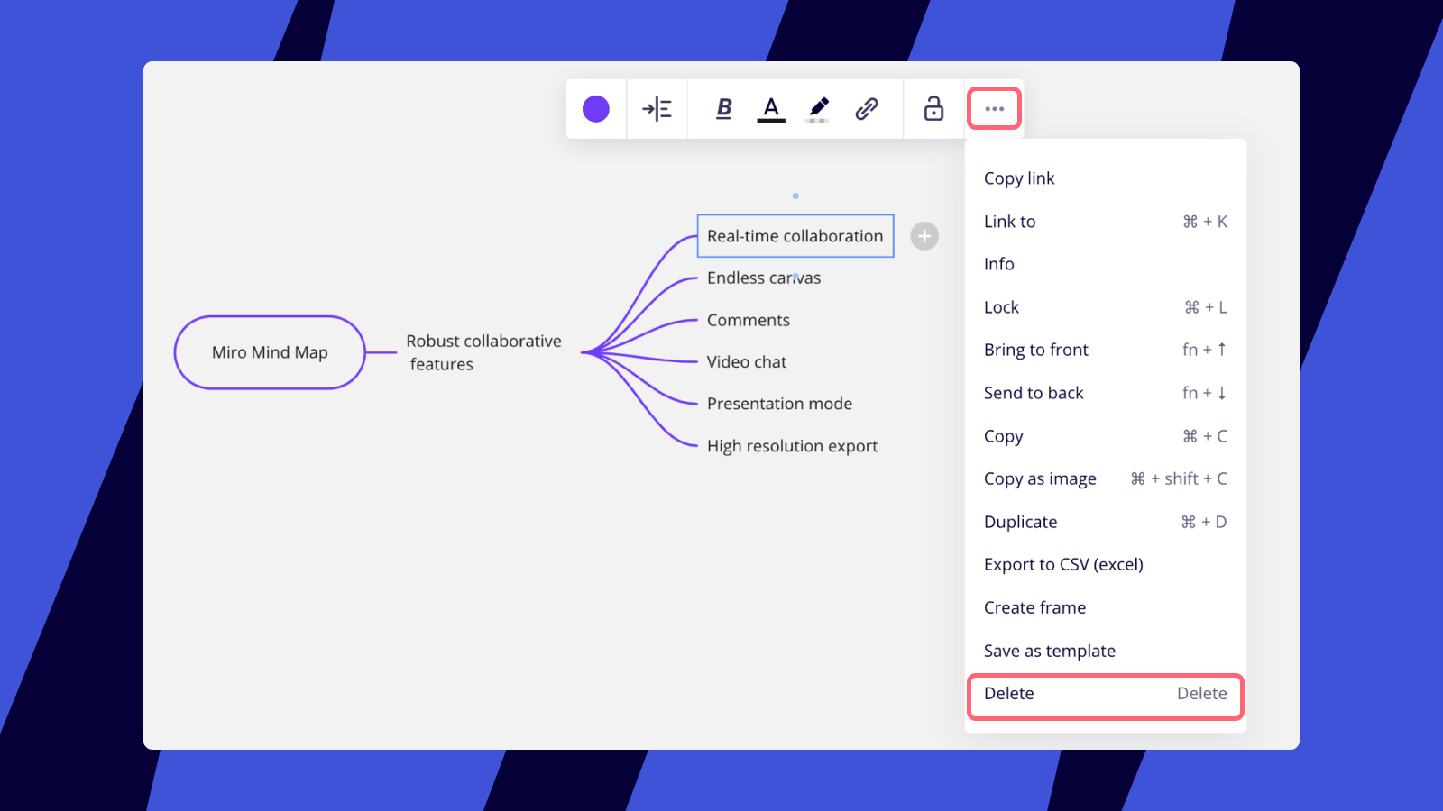 Miroでマインドマップはどう書く？機能をダイジェストでご紹介 - イノベーションのためのビジュアルワークスペース Miro