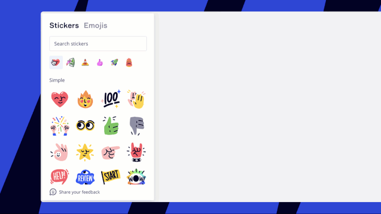 Miroボードを活気づける、5つのNEWクリエイティブステッカーパックが登場 - オンラインホワイトボードMiro